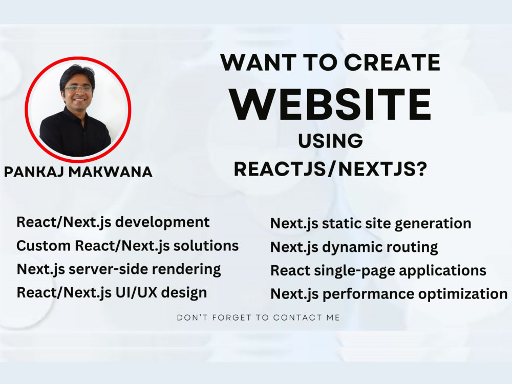 A React/Next.js Development and Design | React Development | React ...