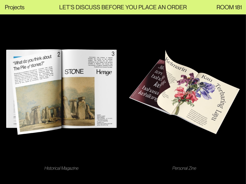 A unique layout for zine, magazine, catalog, photo book, etc | Upwork