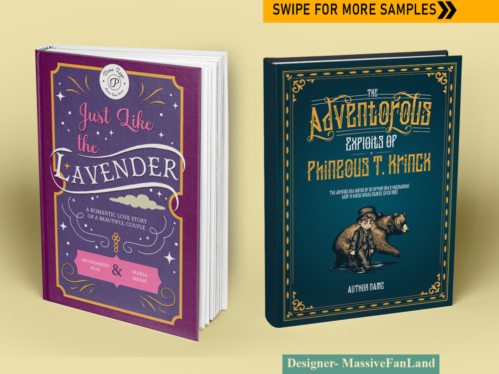 A vintage style book cover and book formatting service for KDP | Upwork
