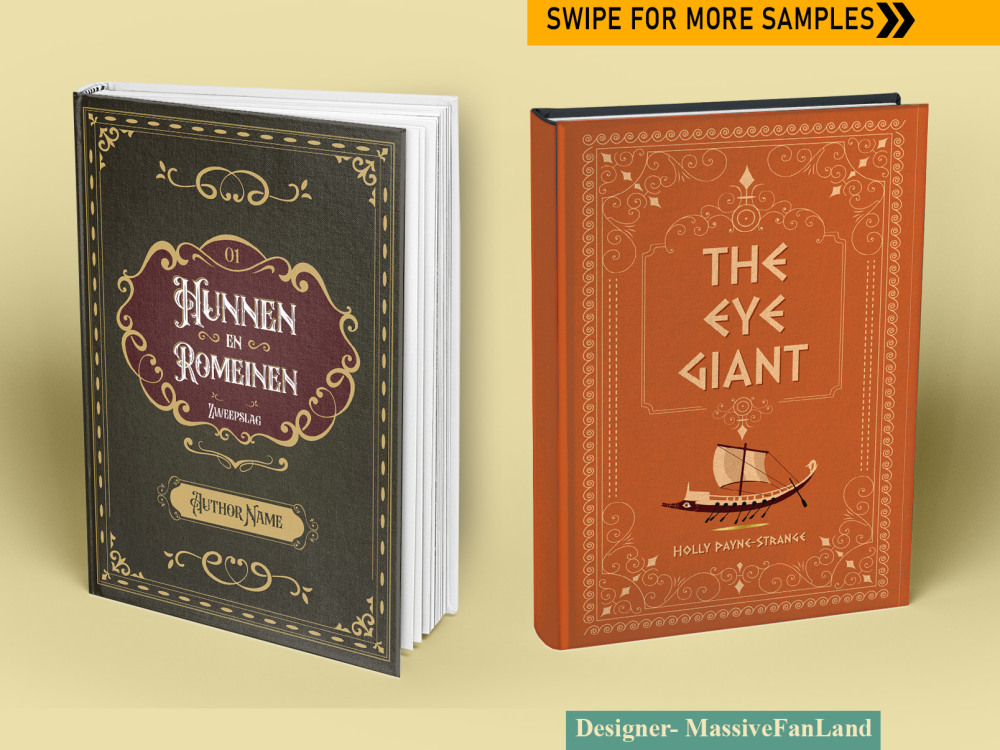 A vintage style book cover and book formatting service for KDP | Upwork