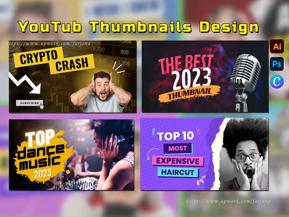 Eye-Catchy YouTube thumbnails Design | Upwork