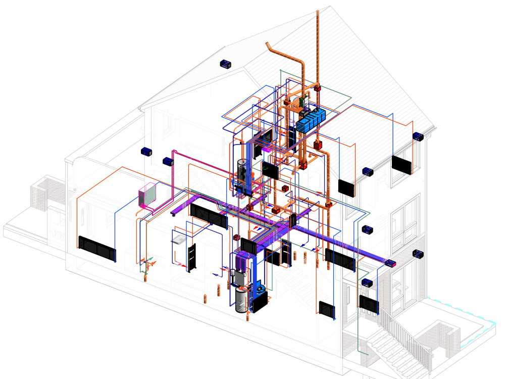 Revit MEP 3D Modeling of Residential-Duplex Appartments | Upwork