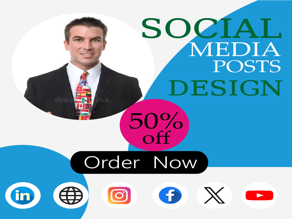 Create design attractive social media posts | Upwork