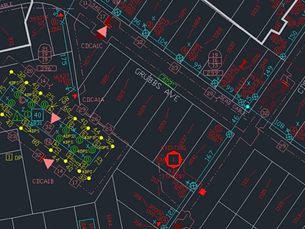 Fttx/fibre design and 2D drafting with high quality and reasonably ...