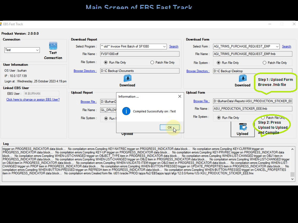 A fast working SCP Application for Oracle E-Business Suit (EBS) | Upwork