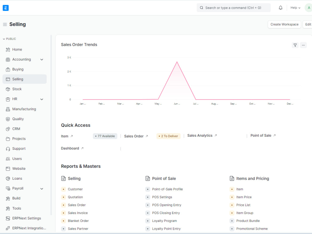 ERPNext ERP & POS system Installation, customization, and data migration | Upwork