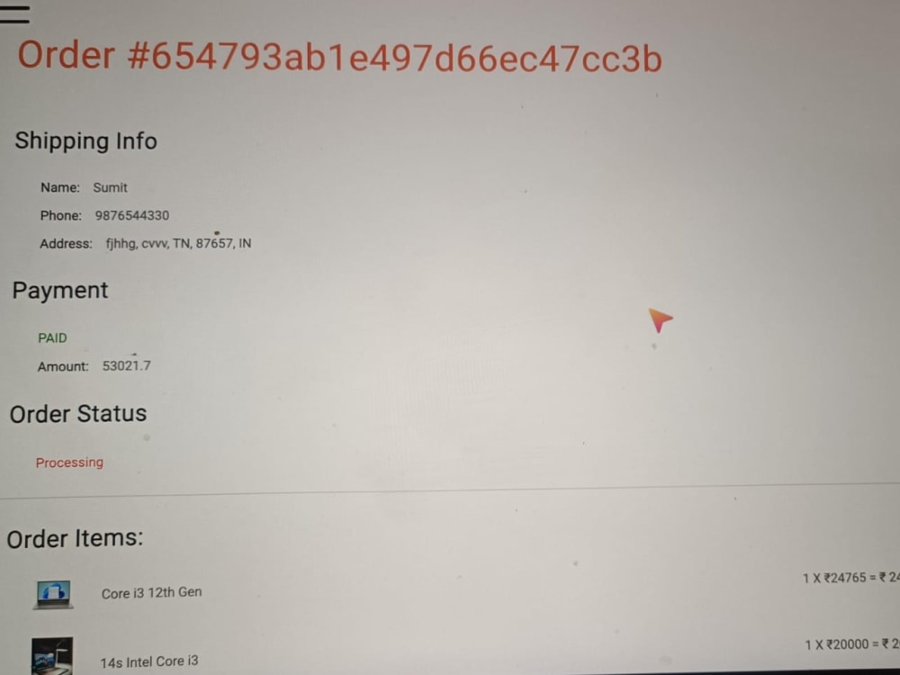 An Ecommerce Web Application Upwork