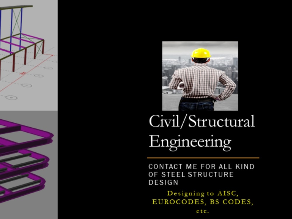 Structural analysis and design with detailed drawings and calc sheets. | Upwork