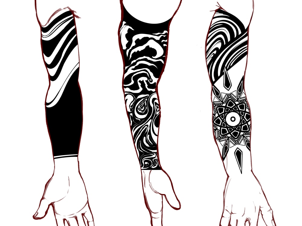 A personalized neo/tribal tattoo for your body | Upwork