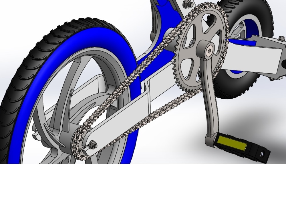 3D design of a Bicycle with 2D technical drawing | Upwork