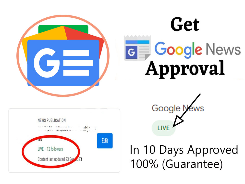 Google News Approval and Instant Indexing Problem Solve Service | Upwork