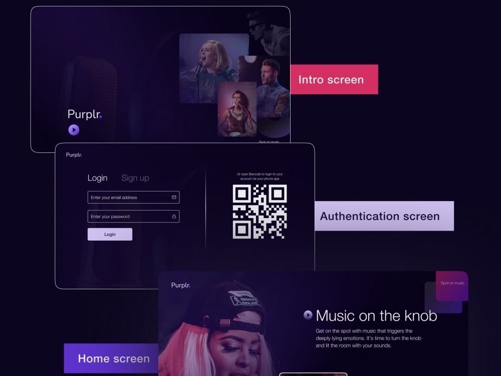 A professional Smart TV App UI/UX design for Fire tv, Samsung TV, etc ...