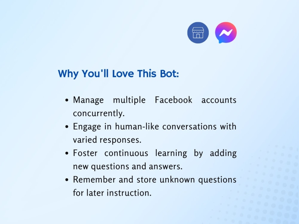 A Facebook Marketplace auto-reply bot | Upwork