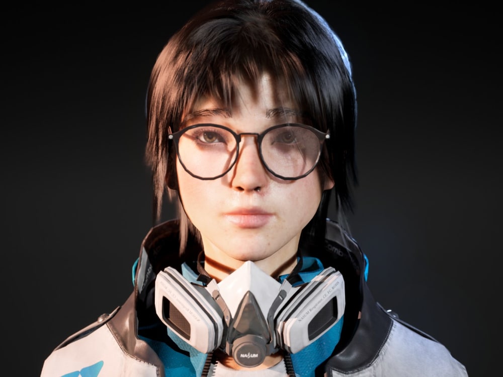 3D metahuman character for ue game, with lips sync in iclone8 and ...