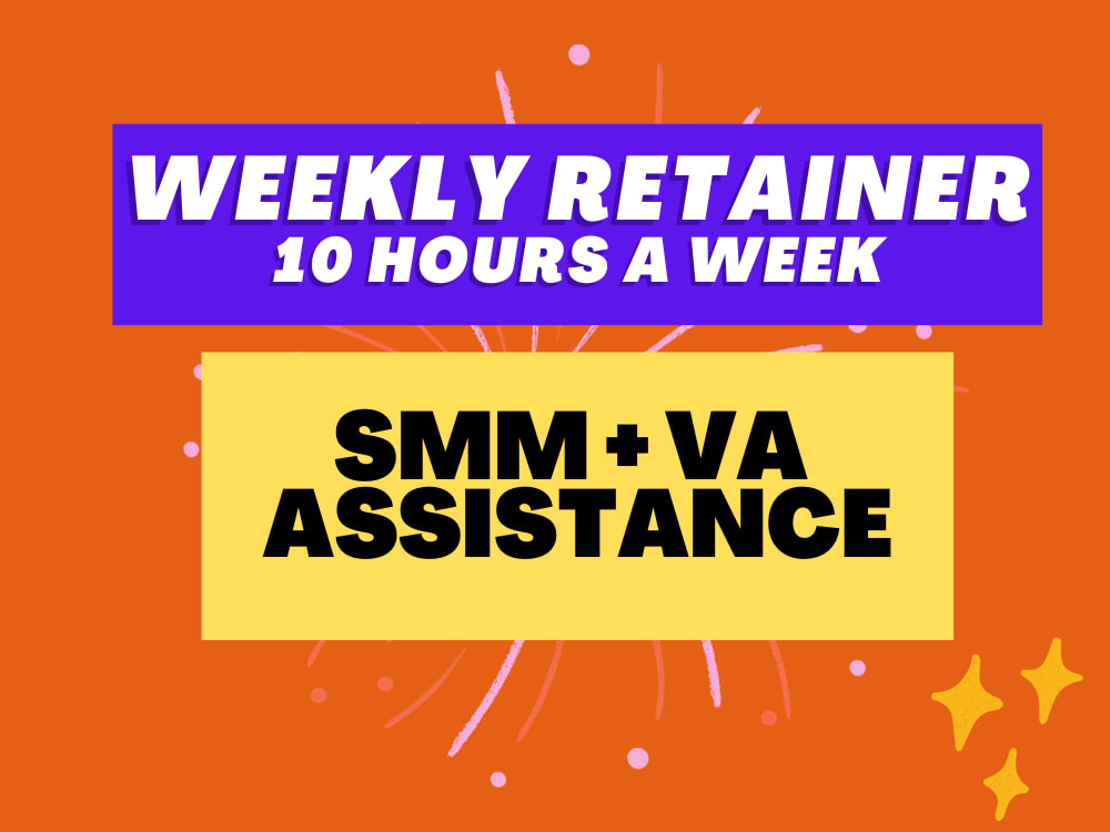 Social Media & VA services (10 hrs Weekly Retainer) | Upwork