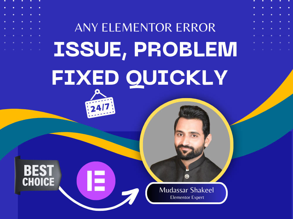 Any Elementor Error, Issue, Problem Fixed Quickly | Upwork