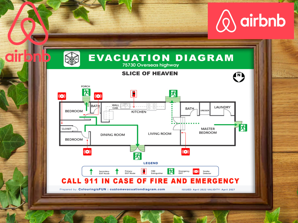 An Evacuation Diagram Fire Escape Plan | Upwork