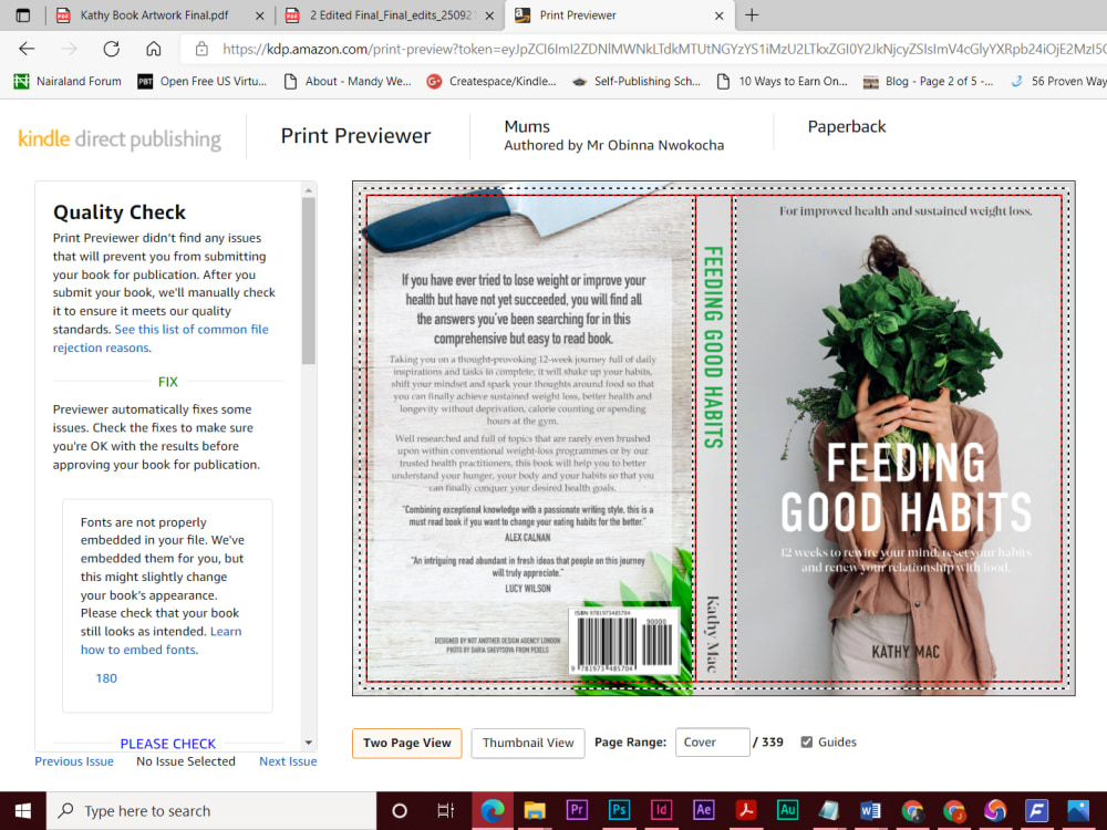 Professional formatting and layout for your cookbooks/recipes | Upwork