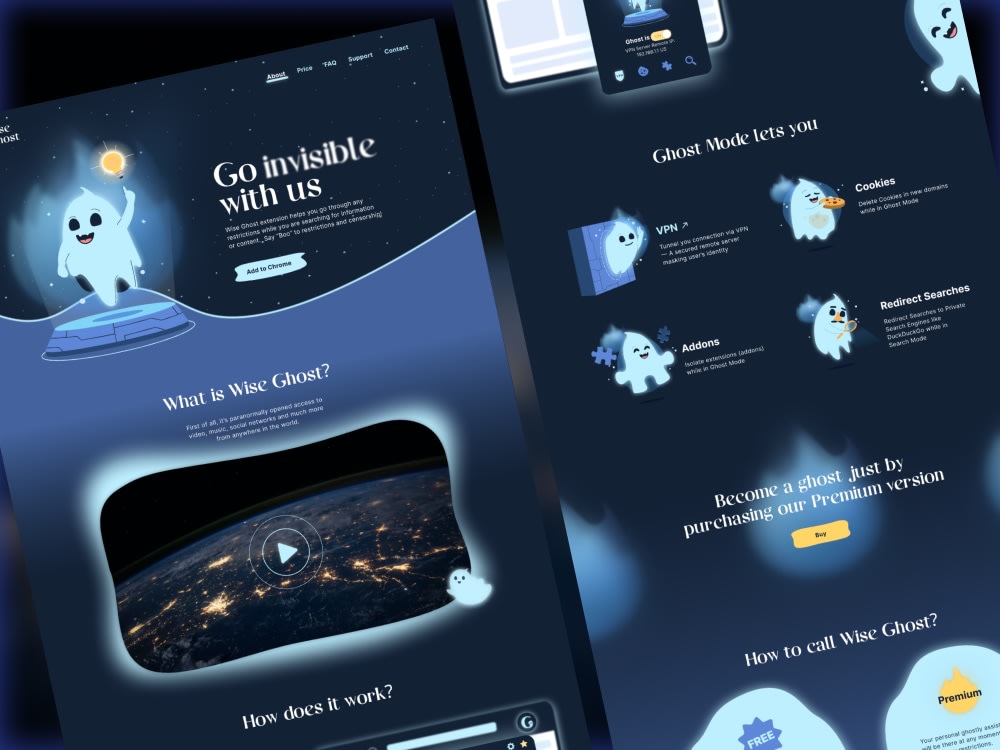 An amazing landing page with graphic design elements | Upwork