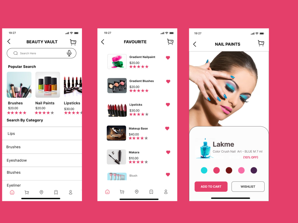 Mockup mobile app screens in figma | Upwork