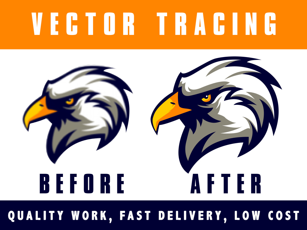 Vector tracing, Logo vector, convert image or logo to print-ready PNG ...