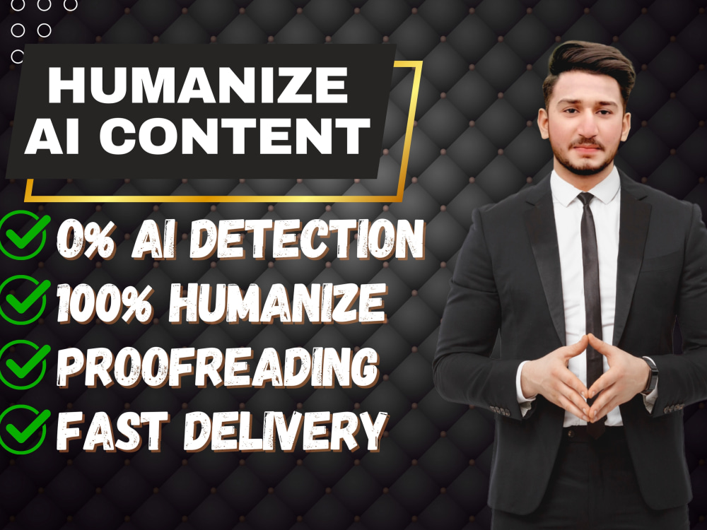 Humanize your AI content, edit AI to human, humanize & proofread AI ...