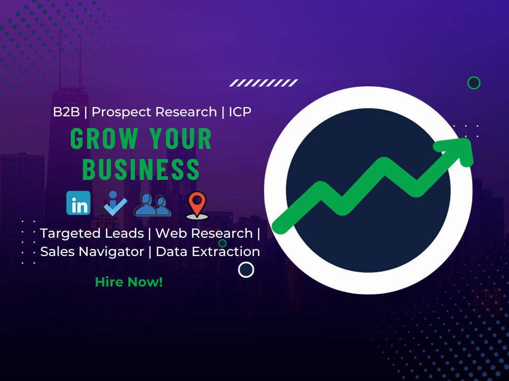 High-quality B2B Lead Lists across any industry with precise Web Research | Upwork