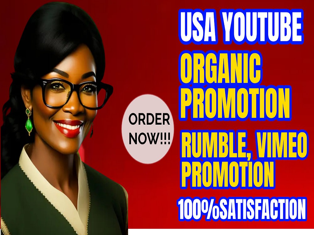 Organic USA youtube promotion, USA channel promotion, channel ...