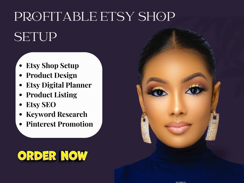 Setup etsy store, design etsy digital products, digital planner, etsy ...