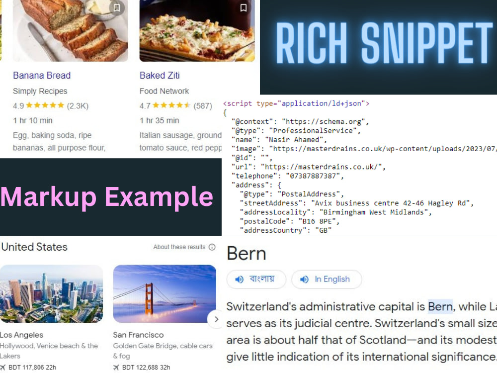 Advance schema markups, rich snippets and google index optimization | Upwork