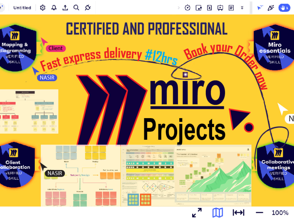 Unique Miro Project Design with Expert Virtual Assistance Services | Upwork