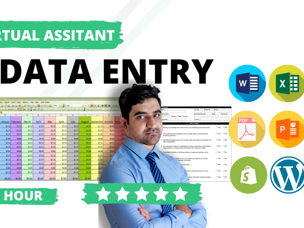 Excel Data Entry, Copy Paste, PDF to Word, PDF to Excel, Fast Typing. | Upwork