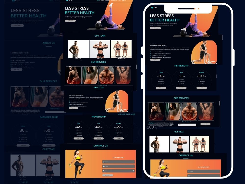 Responsive Website Landing Page Design, PSD to HTML , Figma Design | Upwork