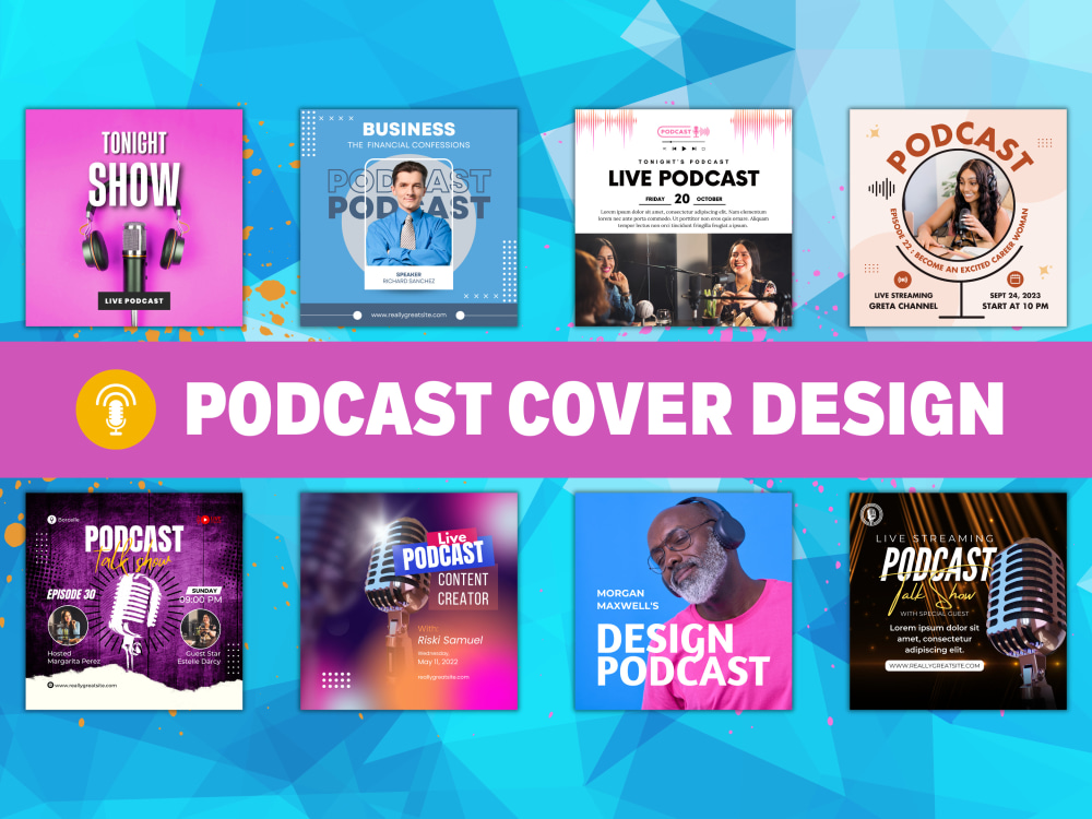 Professional podcast cover art and podcast logo | Upwork