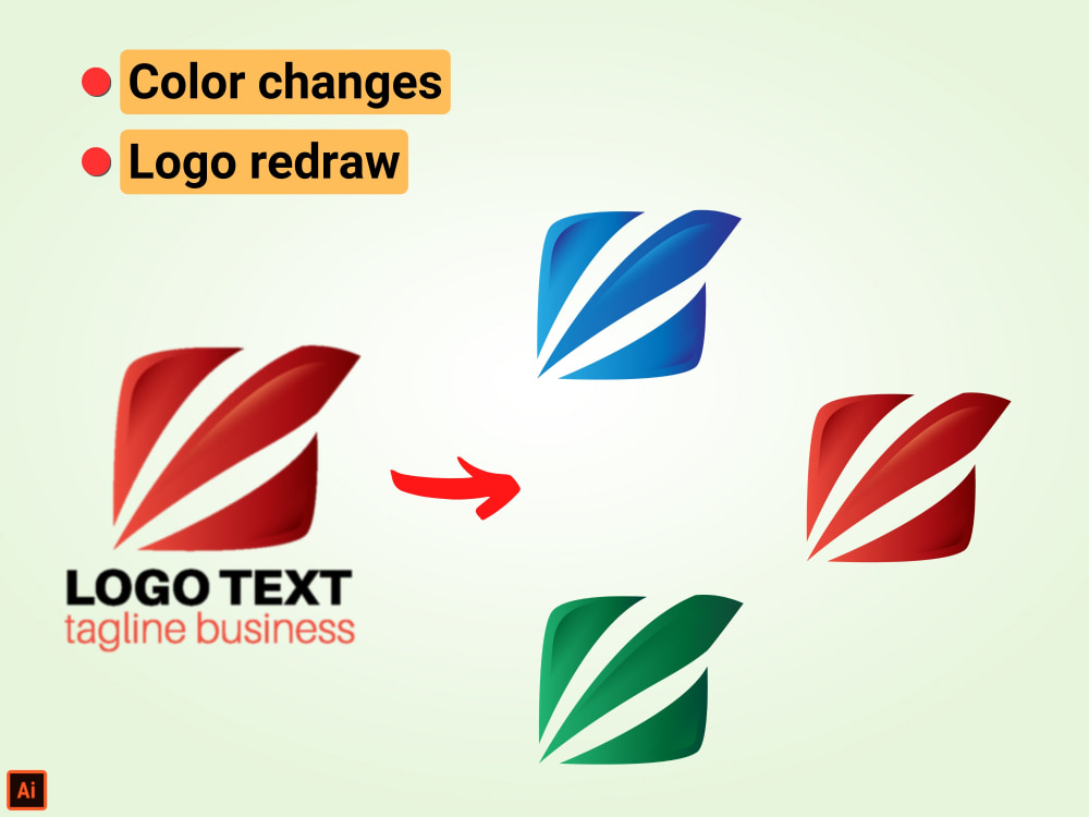 Vector tracing, logo redraw and color changes | Upwork