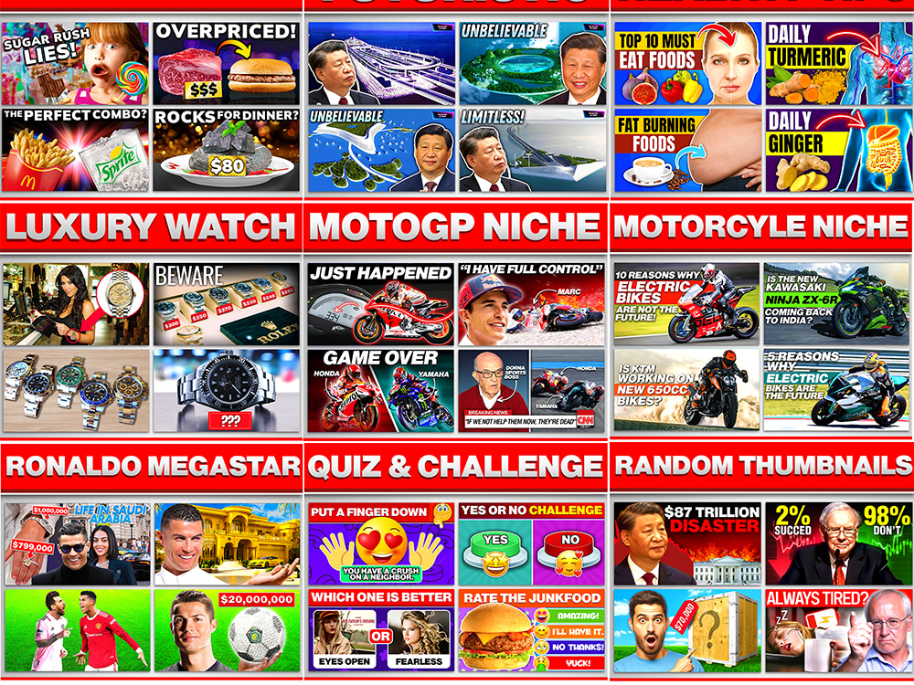 High Quality | High Vibrant YouTube Thumbnails Design | Upwork