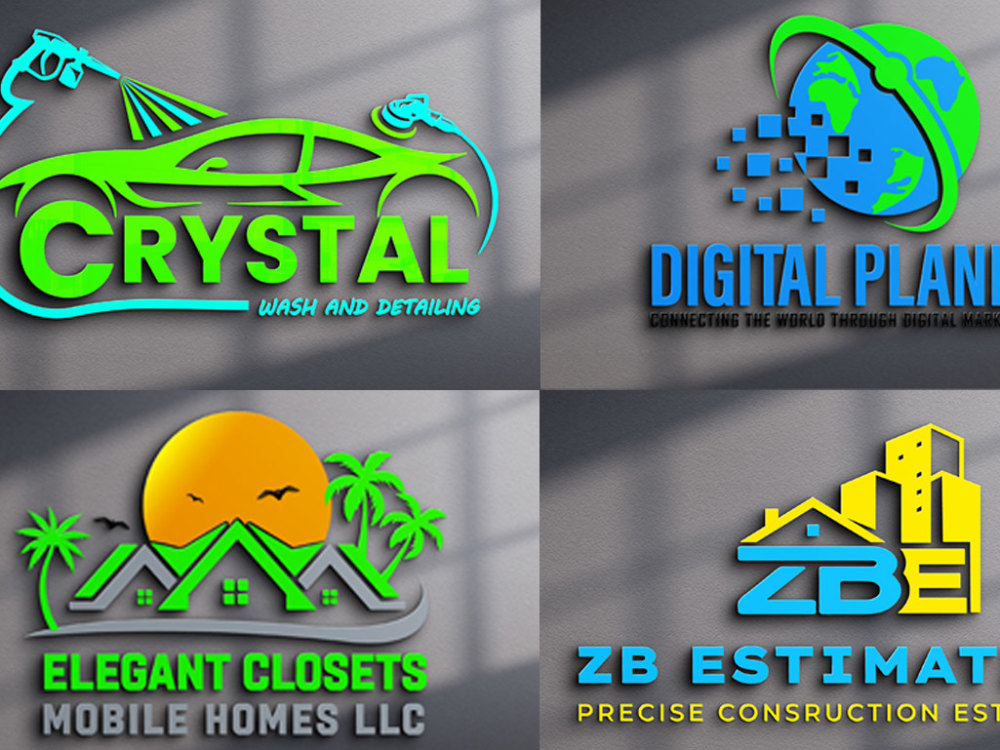 A modern professional and 3d business logo design | Upwork