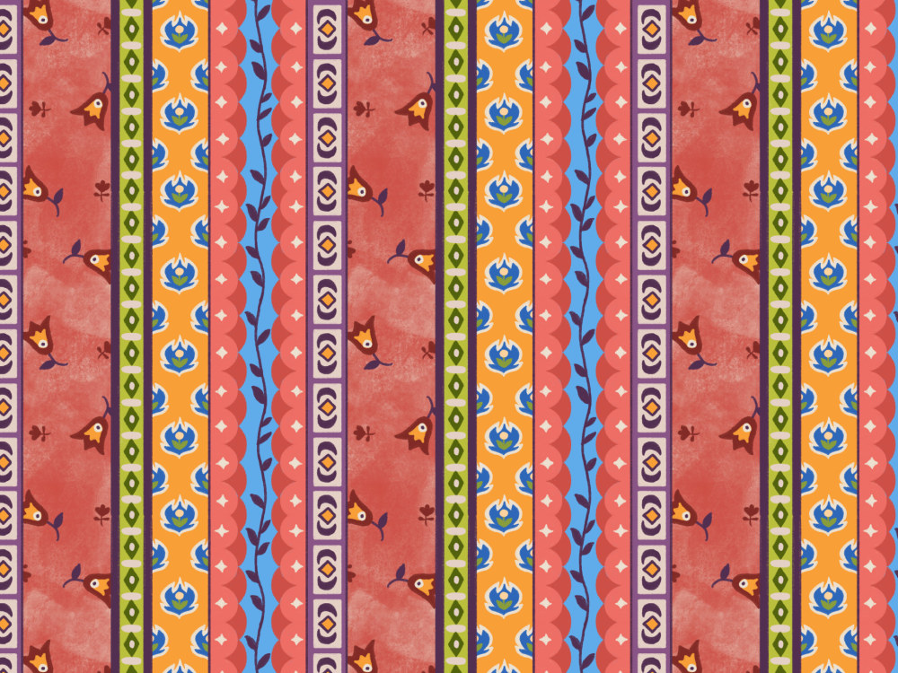 A custom, illustrated repeat pattern for your art-licensing needs | Upwork