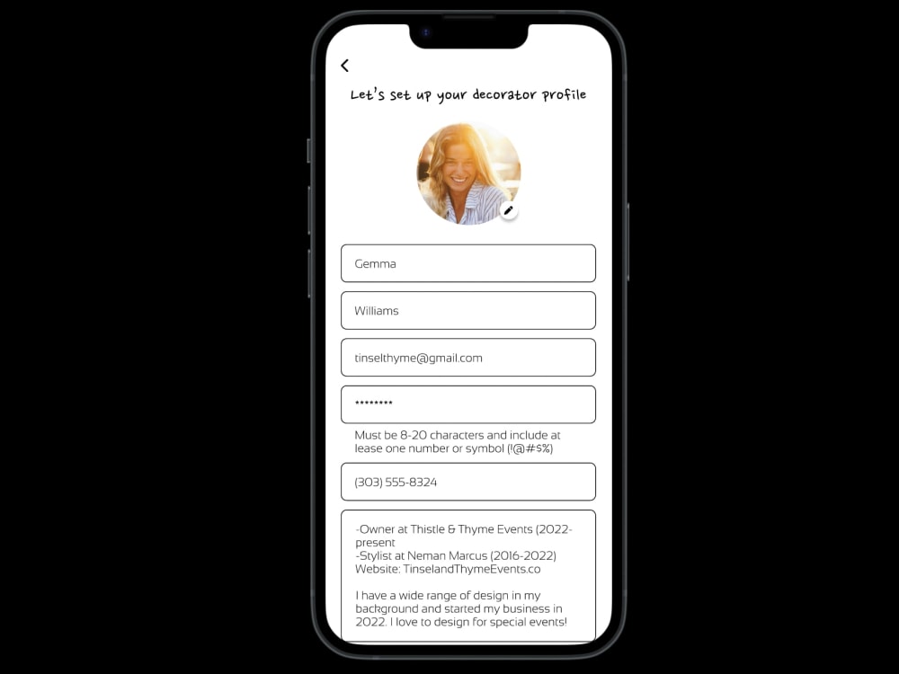 A high fidelity clickable prototype file in Figma | Upwork