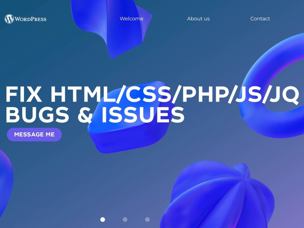 Htmlcssphpjavascriptjquery Bugs Errors Fixed Within Hours Upwork