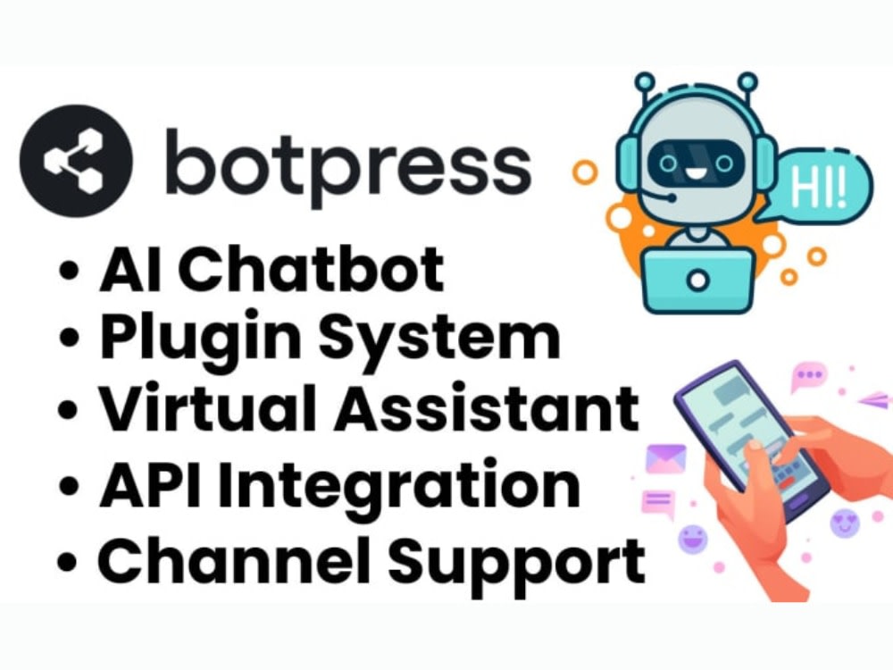Ai chatbots virtual assistants chatgpt made with botpress | Upwork