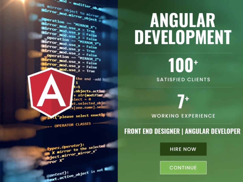 Full Stack Web developer - MEAN- NODE-NodeJS- ExpressJS- HTML/CSS | Upwork