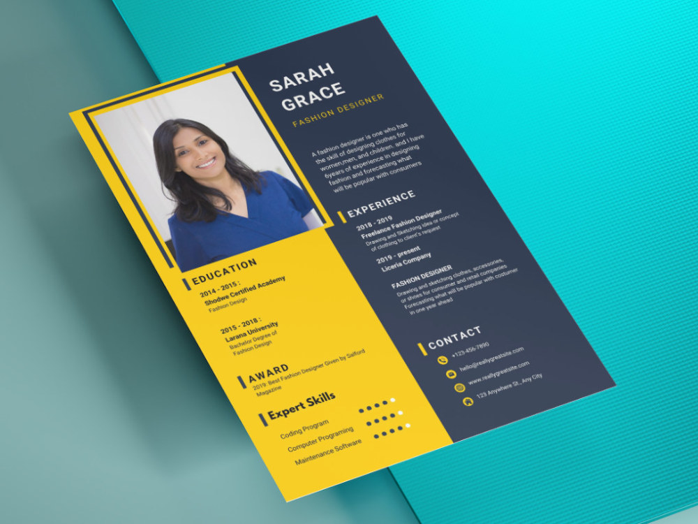 Design and write professional resume or CV template | Upwork