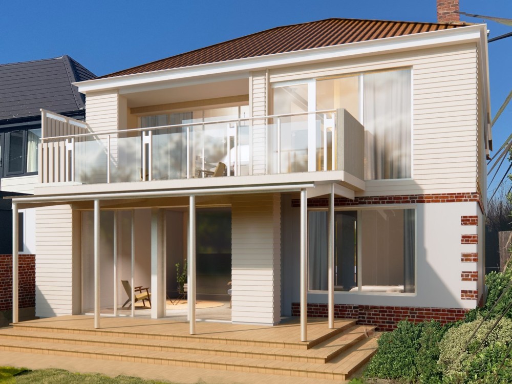 A design concept transformed into realistic visual representations ...