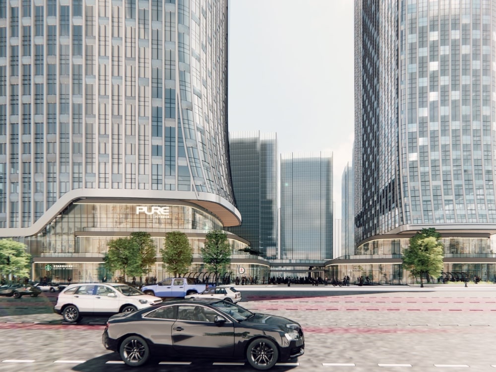 A design concept transformed into realistic visual representations ...