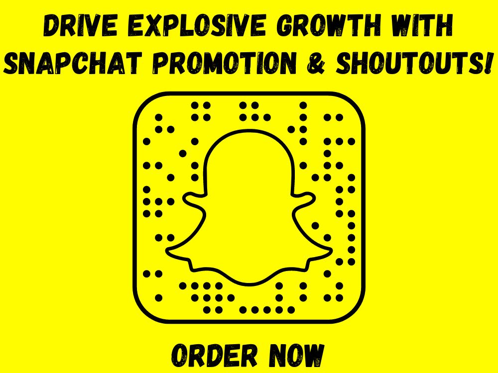 Do a snapchat shoutout promotion to 2m active audience to get follower | Upwork
