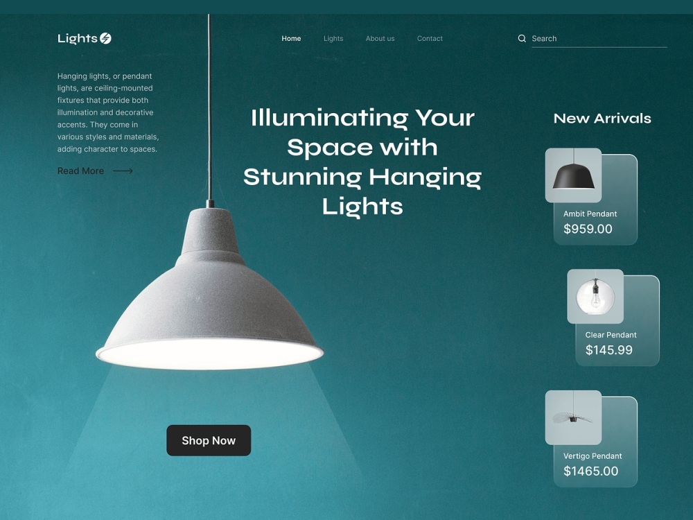 Responsive hero section designed in Figma | Upwork