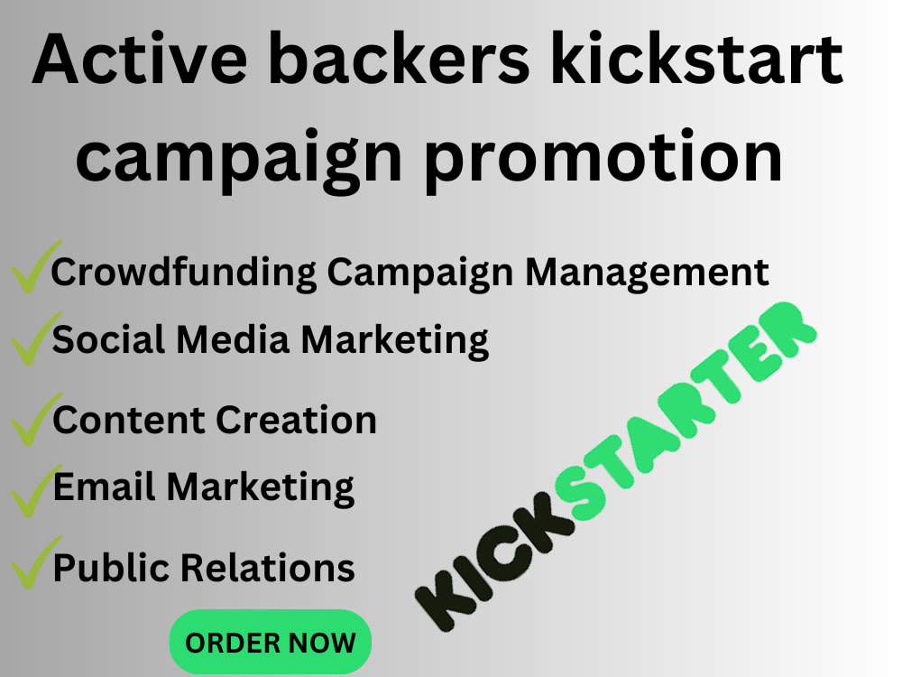 Active backers, Kickstarter Promotion | Upwork