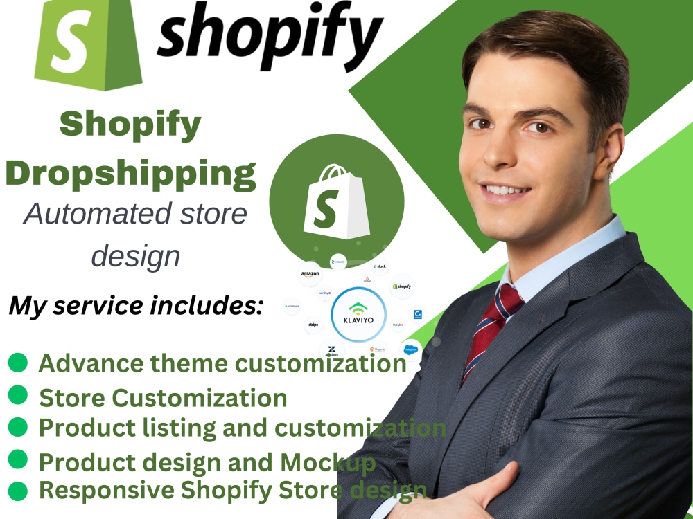 Design, redesign shopify store, shopify dropshipping store, shopify ...
