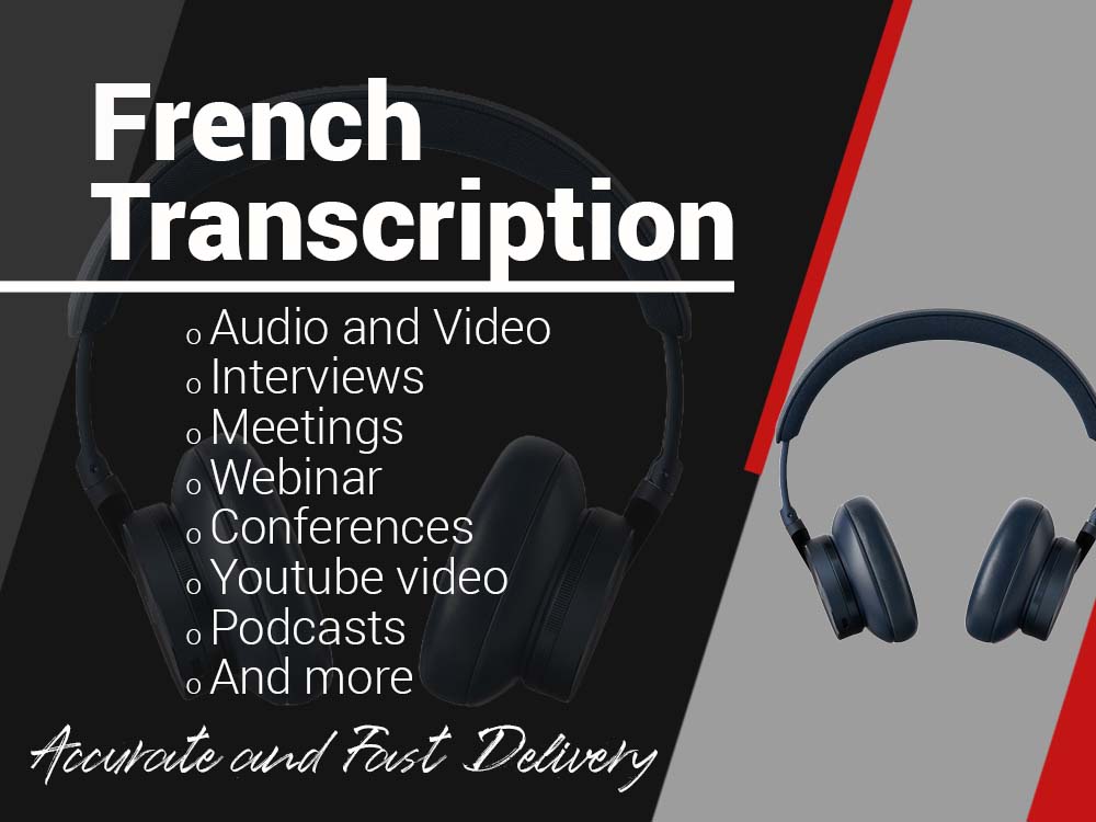 A fast and accurate French to English transcription | Upwork